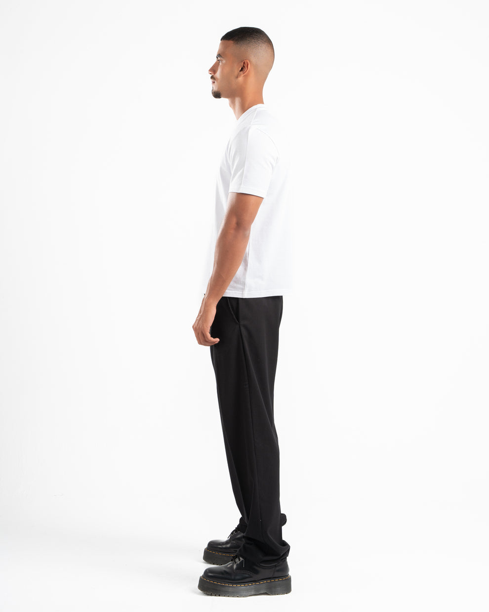 Classic Pleated Pants in Black – PSYCH Online Store
